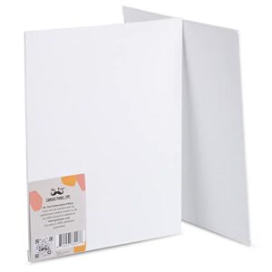 mr. pen- canvas panels, 2 pack, 8×10 inch, triple primed for oil & acrylic paints, canvas boards for painting, painting, drawing & art supplies, blank canvas for painting, 3mm thickness