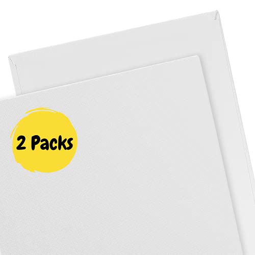 Mr. Pen- Canvas Panels, 2 Pack, 8x10 Inch, Triple Primed for Oil & Acrylic Paints, Canvas Boards for Painting, Painting, Drawing & Art Supplies, Blank Canvas for Painting, 3mm Thickness