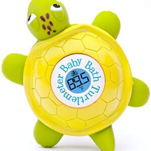 Turtlemeter, The Baby Bath Floating Turtle Toy and Bath Tub Thermometer