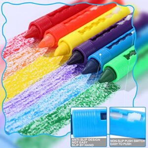 18 Pieces Bath Crayons Bathtub Crayons Washable Easy Clean Bathtime Crayons Colorful Bathtub Markers Toys Shower Crayons Bath Paint for Toddlers Kids