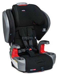 britax grow with you clicktight plus harness-2-booster car seat, jet safewash fabric