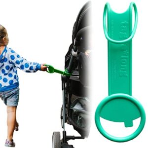 tagalong stroller accessory for child safety | toddler must have to keep kids close | toddler travel accessory – links to strollers, backpacks, shopping carts – disney trip essential – teal tag