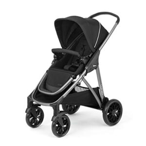 chicco corso modular quick-fold stroller – black | black