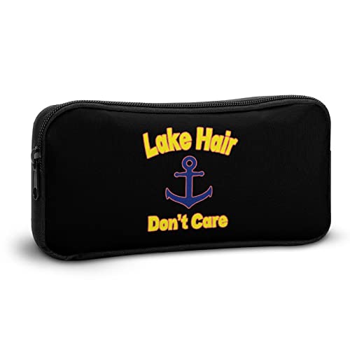 Lake Hair Don't Care Pencil Case Pencil Pouch Coin Pouch Cosmetic Bag Office Stationery Organizer