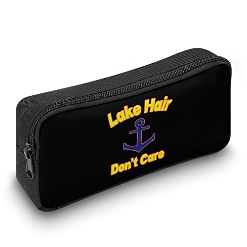 Lake Hair Don't Care Pencil Case Pencil Pouch Coin Pouch Cosmetic Bag Office Stationery Organizer