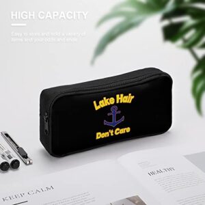 Lake Hair Don't Care Pencil Case Pencil Pouch Coin Pouch Cosmetic Bag Office Stationery Organizer