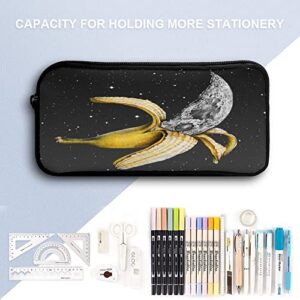 Moon Banana Pencil Case Pencil Pouch Coin Pouch Cosmetic Bag Office Stationery Organizer