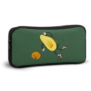 Avocado Rollerblading Pencil Case Pencil Pouch Coin Pouch Cosmetic Bag Office Stationery Organizer