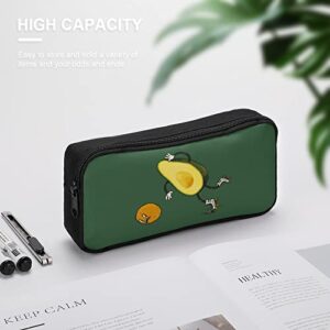 Avocado Rollerblading Pencil Case Pencil Pouch Coin Pouch Cosmetic Bag Office Stationery Organizer