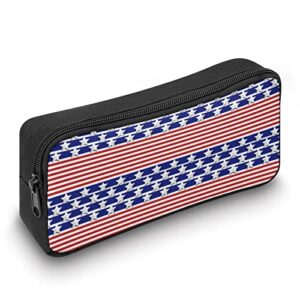 American Flag Design Pencil Case Pencil Pouch Coin Pouch Cosmetic Bag Office Stationery Organizer