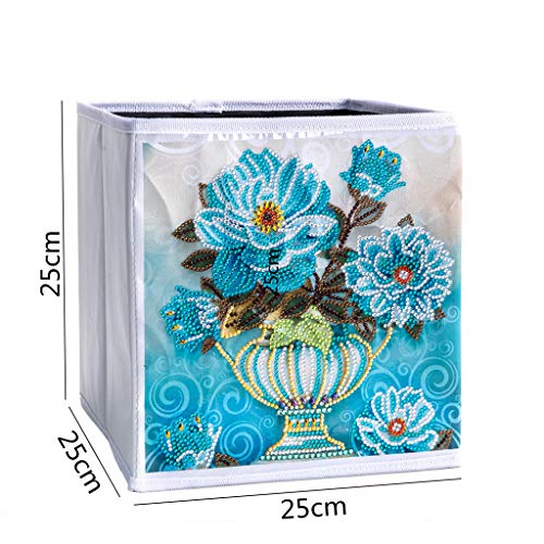 Diamond Painting Storage Boxes URYKEE Storage Case Foldable Storage Bag Organizer Box DIY Cross Stitch Embroidery Diamond Art Folding Number Kit Home