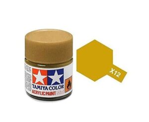 tamiya 81512 acrylic mini x-12 gold leaf – 10ml bottle .hn#gg_634t6344 g134548ty36443