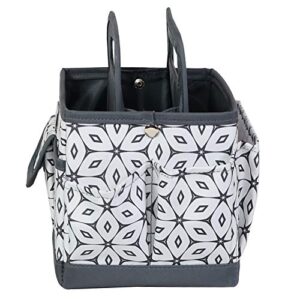 Everything Mary Craft Caddy, Geometric - Art Storage for Supplies & Crafts - Supply Organizers Tote for School Classroom, Office, and Home - Organization For Makeup & Nurses