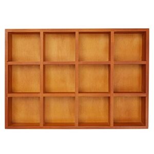 Juvale Wooden Drawer Organizer with 12 Compartments, Sorting Tray (13.2 x 9.2 in)