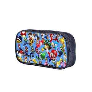 Super Mario Zipper Pencil Case for Toy and Pen Storage Bag (C)