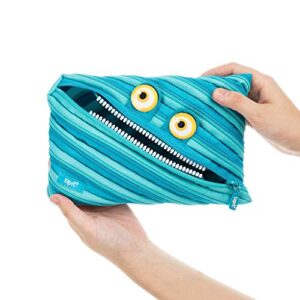 ZIPIT Jumbo Pencil Case, Blue, Jumbo Pencil Case