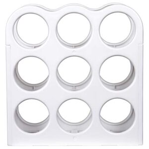 ArtBin 6866AG Mini Vinyl Storage Rack, Organizer up to 9 (5.5") Vinyl Rolls, White, 1 Rack