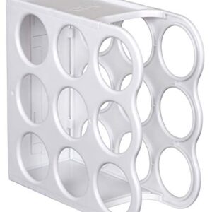 ArtBin 6866AG Mini Vinyl Storage Rack, Organizer up to 9 (5.5") Vinyl Rolls, White, 1 Rack