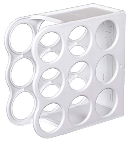 ArtBin 6866AG Mini Vinyl Storage Rack, Organizer up to 9 (5.5") Vinyl Rolls, White, 1 Rack