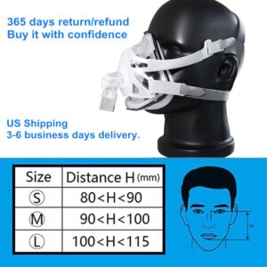 Full Kit for Face, Lightweight Material, Humanized Design,Adjustable Size-M