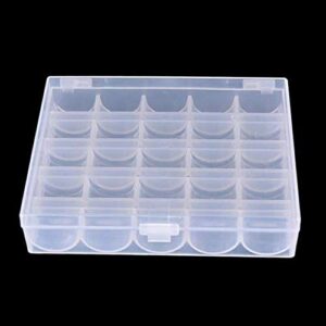 Bobbin Box,LNKA 2 Box Machine Bobbin Organizer Plastic Case for Brother Janome Singer Sewing Machine Holder Container Box