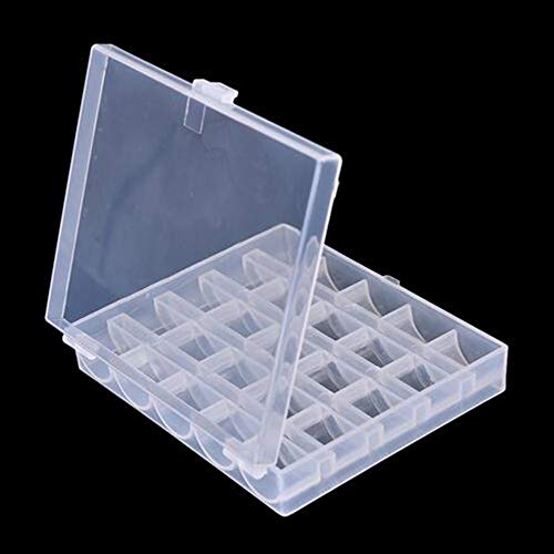 Bobbin Box,LNKA 2 Box Machine Bobbin Organizer Plastic Case for Brother Janome Singer Sewing Machine Holder Container Box