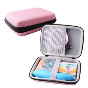 werjia hard carrying case compatible with 3doodler start 3d printing pen (pink，case only)