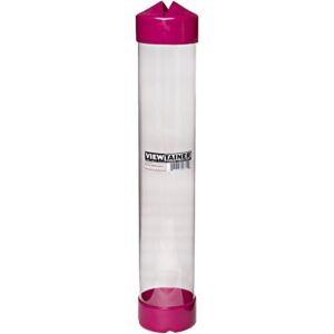 viewtainer slit top storage container 2.75″x15″, raspberry