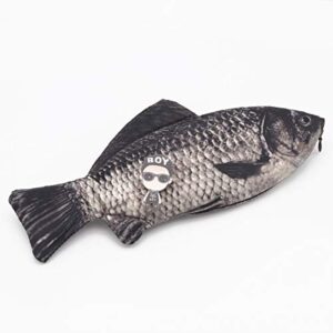 Winrase® 3D Carp Fish-Like Zipper Pouch Creative Pen Pencil Case Makeup Case/Bag