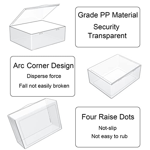 Goczsvoy 13Pcs Mini Plastic Clear Boxes With A Storage Case, Small Plastic Clear Containers For Bead Organizer, Jewelry, Craft, Small Things Storage And Organization