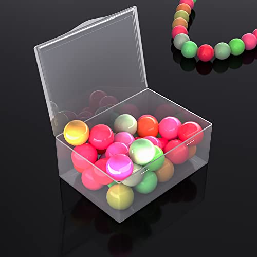 Goczsvoy 13Pcs Mini Plastic Clear Boxes With A Storage Case, Small Plastic Clear Containers For Bead Organizer, Jewelry, Craft, Small Things Storage And Organization