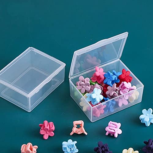 Goczsvoy 13Pcs Mini Plastic Clear Boxes With A Storage Case, Small Plastic Clear Containers For Bead Organizer, Jewelry, Craft, Small Things Storage And Organization