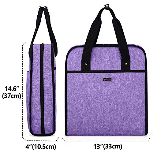 YARWO Carrying Case for Diamond Painting A4 Light Pad, Diamond Painting Storage Bag for LED Light Box and Diamond Art Tools, Purple (Bag Only)