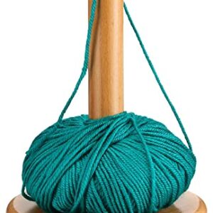 AnNafi® Wood Yarn Holder for Knitting Crochet |Classic Wooden Yarn & Thread Holder |Wooden Frame with Hole |Knitting Embroidery Accessory Gift |Craft & Sewing Supplies |Yarn Organising Tool For Granny