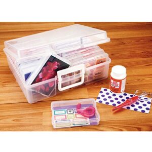 Recollections Photo Box & Craft Keeper (Clear)