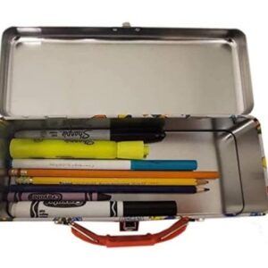 The Tin Box Company Bluey Pencil Box with Handle Clasp & Hinge, Model: 479407-12