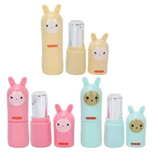 6 Pieces Empty Lip Gloss Tubes, Refillable DIY Lip Balm Tube Containers, Cosmetic Lipstick Lip Gloss Deodorant Case Holder