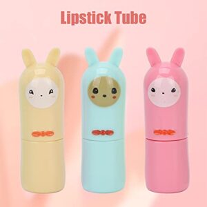 6 Pieces Empty Lip Gloss Tubes, Refillable DIY Lip Balm Tube Containers, Cosmetic Lipstick Lip Gloss Deodorant Case Holder