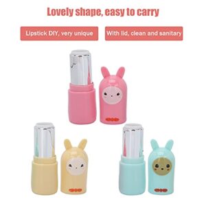 6 Pieces Empty Lip Gloss Tubes, Refillable DIY Lip Balm Tube Containers, Cosmetic Lipstick Lip Gloss Deodorant Case Holder