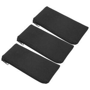 3 pcs pen storage bag, multifunciton neoprene soft pencil case outdoor climbing small tools storage bag key lighter pouch