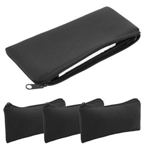 3 Pcs Pen Storage Bag, Multifunciton Neoprene Soft Pencil Case Outdoor Climbing Small Tools Storage Bag Key Lighter Pouch