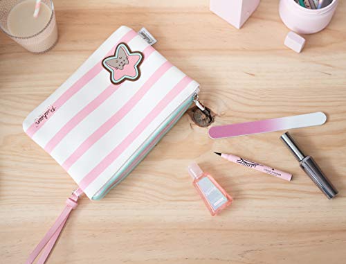 Official Pusheen Bag - Kawaii Accessories - Hand Purse, Wristlet, Stationery Bag, Storage Pouch, Pen Holder, Pen Organzer