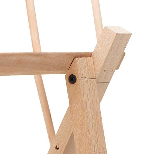 Foldable Large Thread Rack Wood Thread Holder 20 Spool Thread Storage Rack Thread Spool Stand Sewing Cone Storage Organiser, Sewing Quilting Embroidery Bobbin Orgainzer & Rack, Sewing Craft Tools