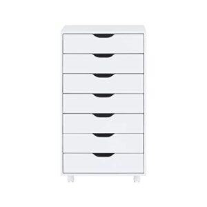 Naomi Home Craft Storage Cabinet 7 Drawer/White