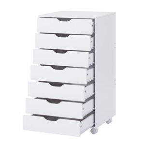 Naomi Home Craft Storage Cabinet 7 Drawer/White