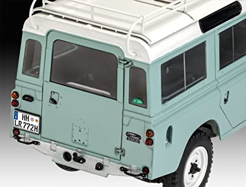 Revell 85-4498 Land Rover Series III 109 Model Truck Kit 1:24 Scale 184-Piece Skill Level 5 Plastic Model Building Kit, Blue