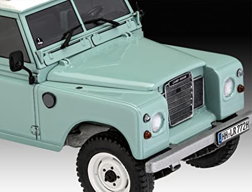 Revell 85-4498 Land Rover Series III 109 Model Truck Kit 1:24 Scale 184-Piece Skill Level 5 Plastic Model Building Kit, Blue