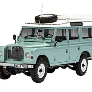 Revell 85-4498 Land Rover Series III 109 Model Truck Kit 1:24 Scale 184-Piece Skill Level 5 Plastic Model Building Kit, Blue