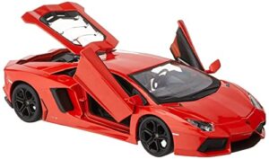 maisto lamborghini aventador lp 700-4 diecast vehicle (1:24 scale), metallic orange