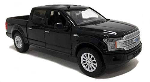 2019 Ford F-150 Limited Crew Cab Pickup Truck Black 1/24-1/27 Diecast Model Car by Motormax 79364